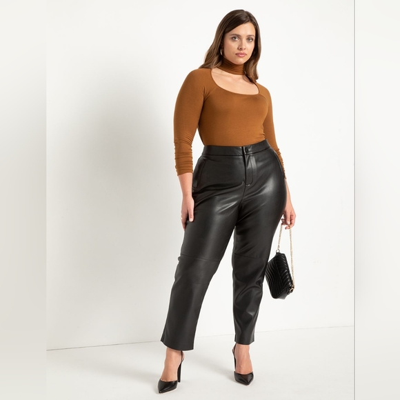 Eloquii | Pants & Jumpsuits | Plus Size Pleather Pants | Poshmark